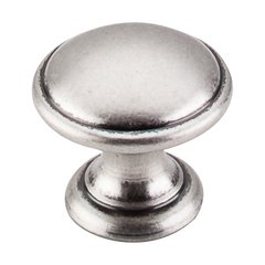 Top Knobs 1-1/2 Inch Length Dakota Oval Cabinet Knob, Polished Nickel M1957 | CabinetParts.com