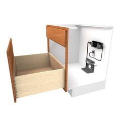 Blum Movento 769 21 Inch 170 Lbs Load Rating Soft Close Slide 769.5330S ...
