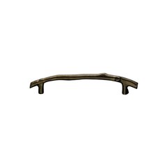 Top Knobs 4 Inch Center to Center Aspen Rounded Cabinet Pull, Silicon Bronze Light M1385 ...