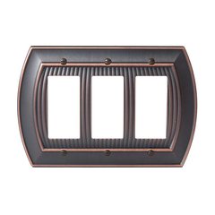 Amerock Allison One Toggle Wall Plate Oil Rubbed Bronze BP36528ORB ...