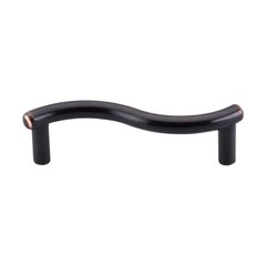 Top Knobs 1-1/4 Inch Center to Center Nouveau Cup Pull, Brushed Satin ...