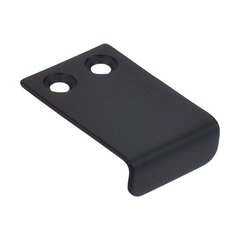 Top Knobs 2 Inch Width Additions Finger Pull, Flat Black TK102BLK | CabinetParts.com