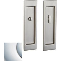 Emtek 7-1/4 Inch Height Modern Rectangular Privacy Pocket Door Mortise ...