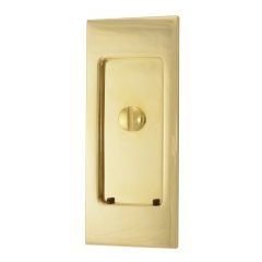 Emtek 7-1/4 Inch Height Modern Rectangular Privacy Pocket Door Mortise ...