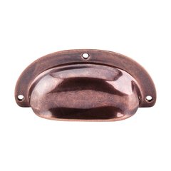 Top Knobs 1-5/8 Inch Length Tuscany Newton Ring Pull - Dark Antique Brass M176 | CabinetParts.com