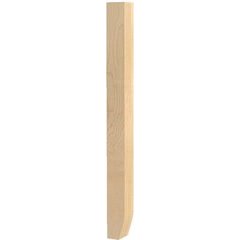 Brown Wood 5 Inch Square x 35.25 Inch Height Urban Square Island Column ...