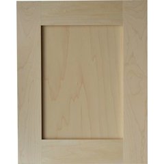 Drawer Front Sample - Unfinished Walnut Square Solid Reverse Panel - 15 ...