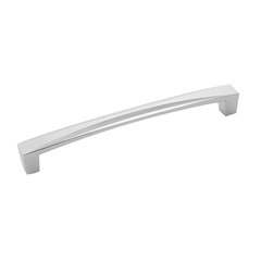 Hickory Hardware Crest Pull 3 inch Center to Center Satin Nickel ...