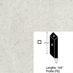 Wilsonart Bevel Edge Italian White Di Pesco - 4 ft (Pack of 3) CE-FE ...