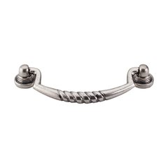 Top Knobs 1-5/8 Inch Length Tuscany Newton Ring Pull - Dark Antique Brass M176 | CabinetParts.com