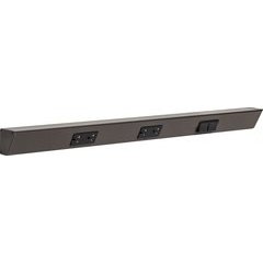 Task Lighting 30 Inch Length TRS Angle Power Strip, Switch Right, Satin ...