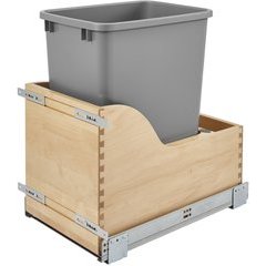 Rev-A-Shelf 32 Quart Undermount Single Trash Pull-Out Waste Container ...