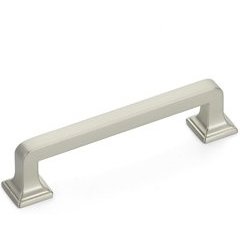 Schaub and Company Menlo Park Pull 4 inch Center to Center Signature Satin Brass 538-SSB ...