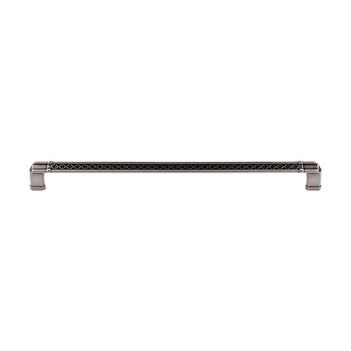 Top Knobs TK207PTA, 12 Inch Center to Center Tower Bridge Bridge Cabinet Pull, Pewter Antique ...