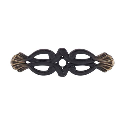 Top Knobs M181, 3-3/16 Inch Length Tuscany Backplate Newton, Dark Antique Brass | CabinetParts.com