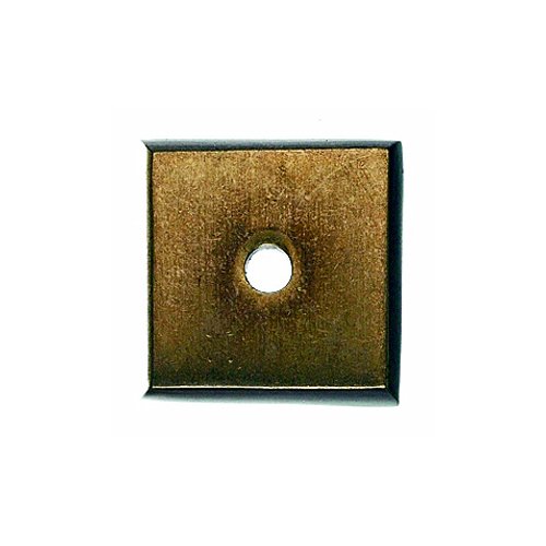 Top Knobs M1446, 7/8 Inch Length Aspen Backplate Square, Light Bronze ...