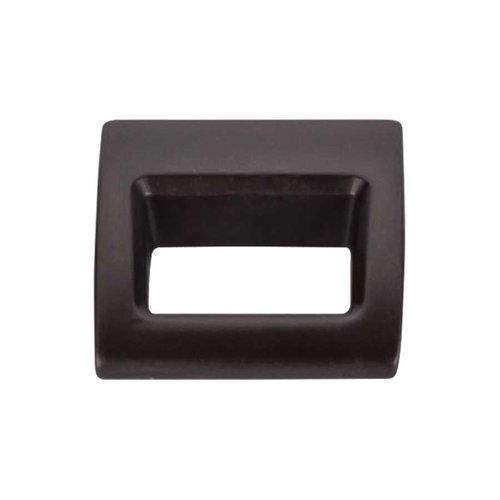 Top Knobs TK615SAB, 1-1/8 Inch Width Mercer Tango Finger Pull, Sable | CabinetParts.com