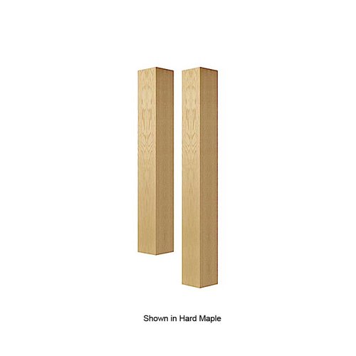 Brown Wood 01636010AL1, 6" Square Bar Column Unfinished Alder ...