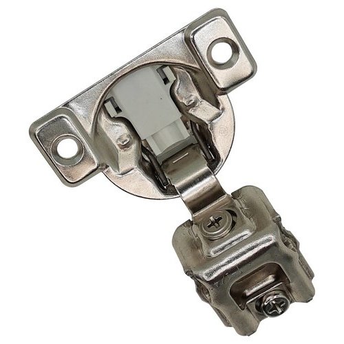 Builders Line Compact Hinge, 1-1/4" Overlay Screw-On, Soft-Close, 4 Way ...