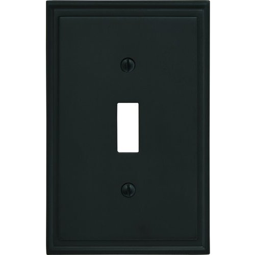 Amerock BP36514BBR, Mulholland 1 Toggle Wall Plate, Black Bronze ...