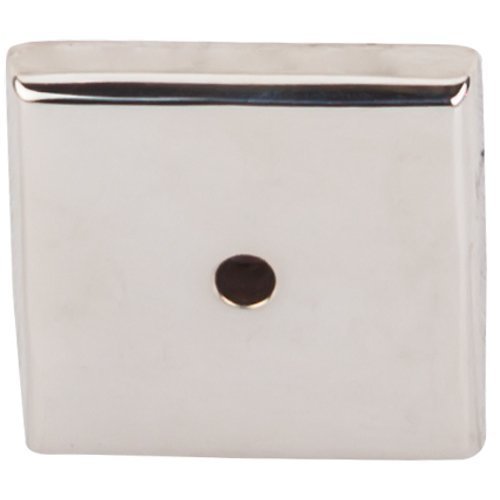 Top Knobs M2022, 1-1/4 Inch Length Aspen II Backplate Square, Polished Nickel | CabinetParts.com
