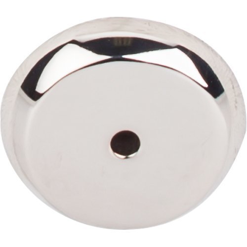 Top Knobs M2028, 1-1/4 Inch Length Aspen II Backplate Round, Polished Nickel | CabinetParts.com