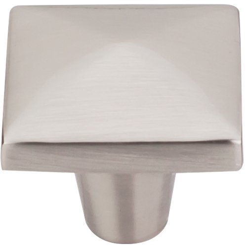 Top Knobs M2062, 1-1/2 Inch Length Aspen II Square Cabinet Knob, Brushed Satin Nickel ...