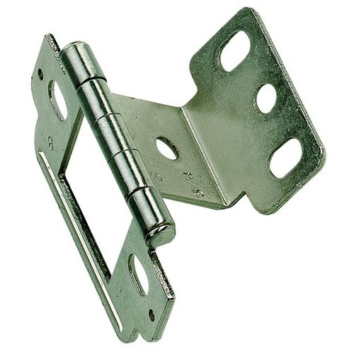 Amerock PK3180TG9, 3/4 Inch Door Thick. Hinge 1 Inch Width, Sterling ...