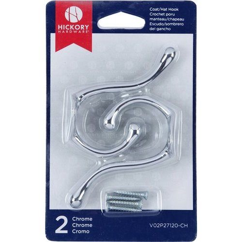 Hickory Hardware V02P27120-CH, Utility Hook, Pair, Chrome ...