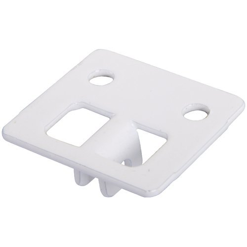Knape and Vogt 211WH, Center Shelf Rest for 186/187 Brackets, White ...