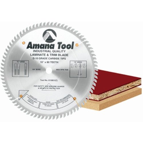 Amana Tool 610601, 10" Diameter 60 Tooth Triple Chip Grind Cut-off ...