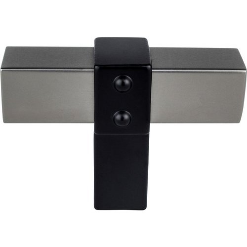 Berenson Rivet Rebel 2 Inch Length T-Shape Cabinet Knob, Transitional ...