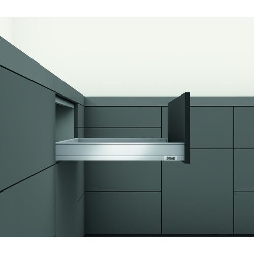 Blum 770N45S0I, 18 Inch Length Series N LEGRABOX Metal Drawer System ...