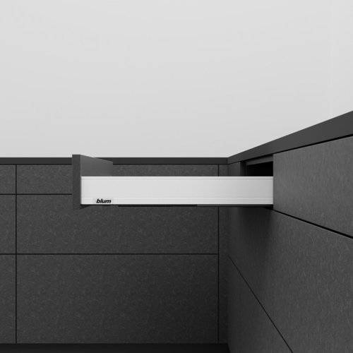 Blum 770N45S0S, 18 Inch Length Series N LEGRABOX Soft Close Metal ...