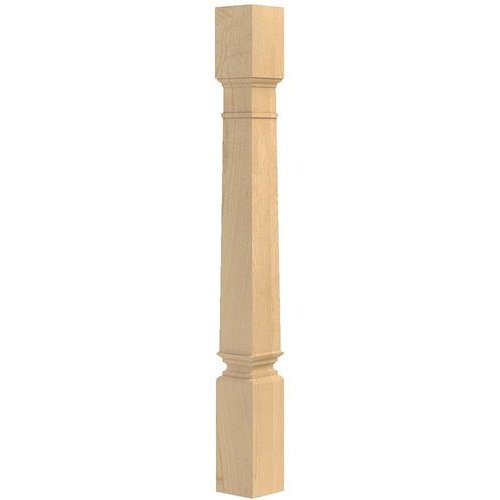 Brown Wood 01580217HM1, 3-1/2 Inch Square x 34-1/2 Inch Height ...