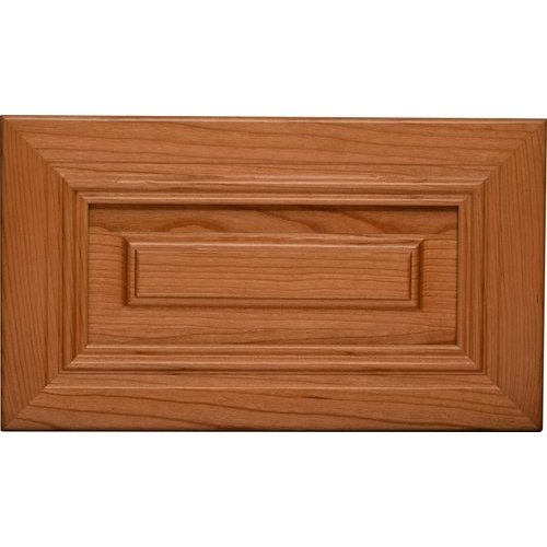 Drawer Front Sample, White Cherry Mitered Raised Panel, 15" Width x 7 ...
