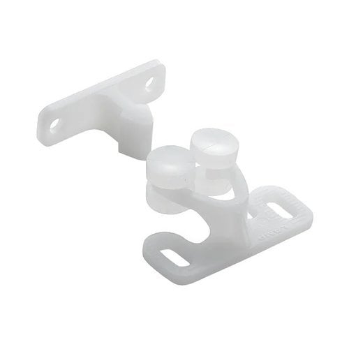 Sugatsune 6900/WHT, 1-9/64 Inch Length Rotary Catch, Pack of 10, White ...