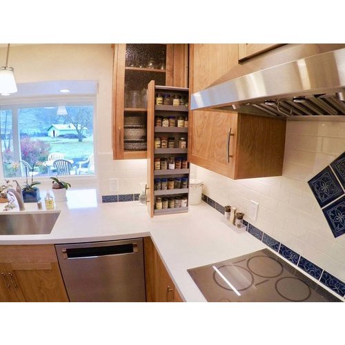 Dropout Cabinet Fixtures 8003R, Drop Out Cabinets Filler Space Pull Down 6 Shelf Spice Rack ...