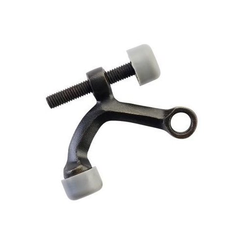 Emtek 2241MB, 2-3/8 x 1-3/4 Inch Hinge Pivot Stop, Medium Bronze | CabinetParts.com