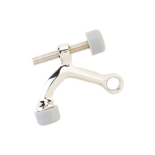 Emtek 2241US14, 2-3/8 x 1-3/4 Inch Hinge Pivot Stop, Polished Nickel | CabinetParts.com