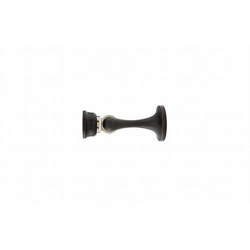 Emtek 2256US10B, 3 Inch Projection Magnetic Door Stop and Holder, Oil ...