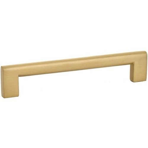 Emtek 86164US4, 6 Inch Center To Center Trail Cabinet Pull, Satin Brass | CabinetParts.com