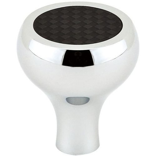 Emtek 86368us26 1 1 4 Inch Diameter Carbon Fiber Black Cabinet Knob