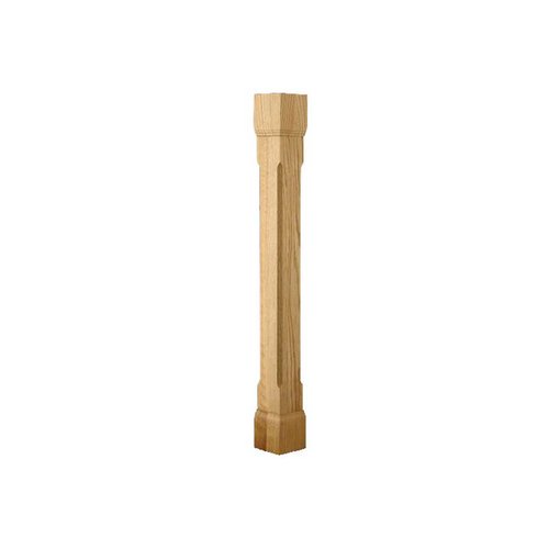 Brown Wood 01090215HM1, Metro Island Column Unfinished Hard Maple ...