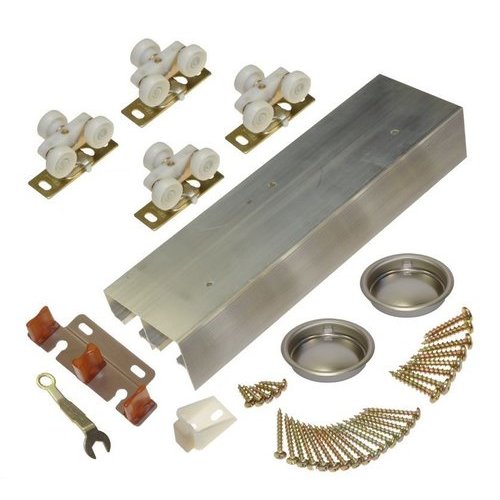 Johnson Hardware 138F Series 60" Length 2-Door Bypass Track and ...