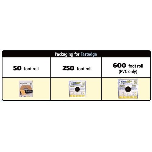 Fastcap FE.SP.3/4-50.WH, 3/4 Inch Width FastEdge PVC Peel and Stick ...