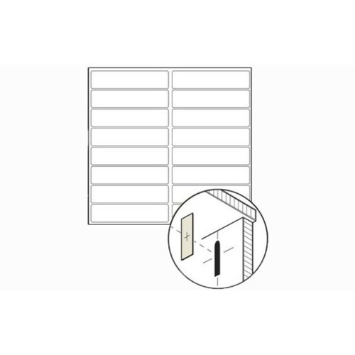 9/16 Inch x 2-1/2 Inch Fastcaps, 320 Fastcaps Per Box, White ...