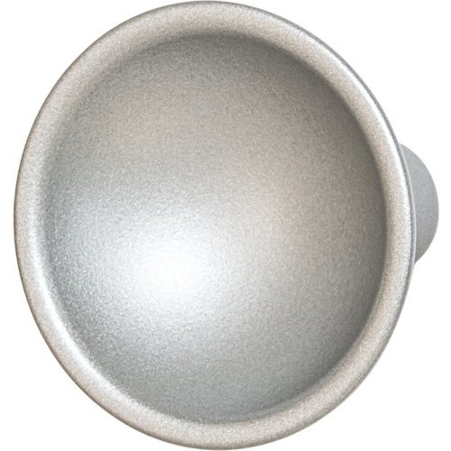 Hafele 106.65.650, 1-3/16 Inch Diameter Eclipse Round Cabinet Knob, Matte Silver | CabinetParts.com