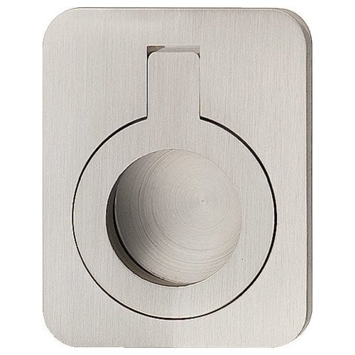 Hafele 155.01.571, 1-7/8 Inch Length Campaign Cabinet Pull, Satin/Brushed Nickel | CabinetParts.com