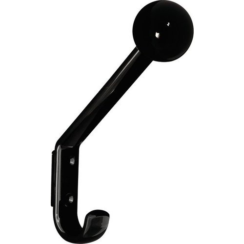 Hafele 842.56.190, 1-5/8 Inch Width Hewi Hat and Coat Hook, Jet Black ...